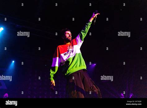Sergio Pizzorno Singer Of English Rock Band Kasabian Live In Concert
