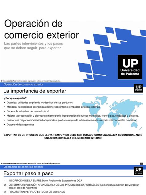 Operación De Comercio Exterior Pdf El Comercio Internacional