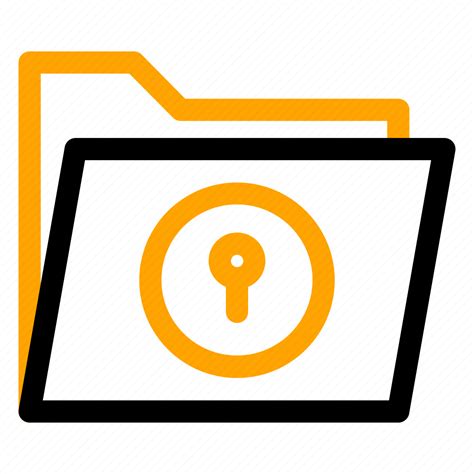 Lock Private Folder File Document Icon Download On Iconfinder