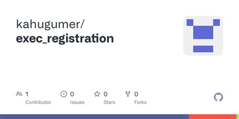 Github Kahugumerexecregistration