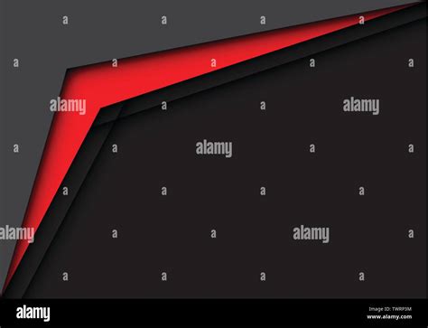 Abstract Red Arrow Grey With Blank Space Design Modern Futuristic Background Vector Illustration