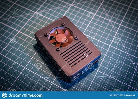 Raspberry Pi In A 3d Printed Case Stock Illustration Illustration Of