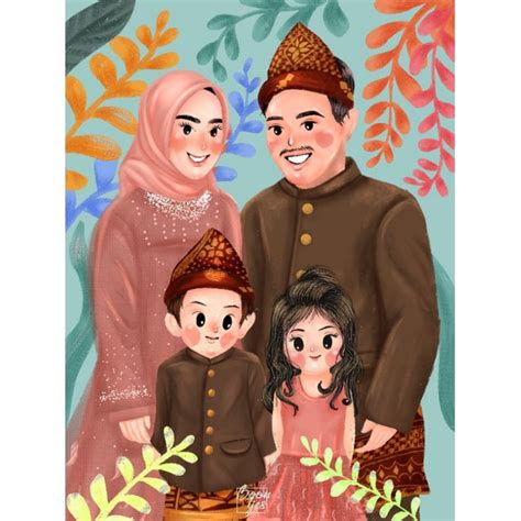 Gambar Sketsa Keluarga 57 Koleksi Gambar