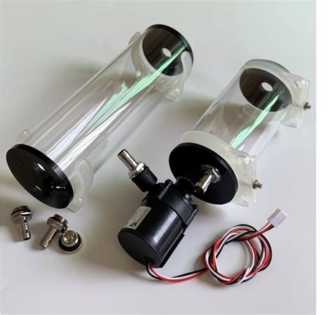 上新電腦水冷水箱水泵 臺式機改裝液冷散熱器配件 圓柱透明亞克力水箱clairehoo 蝦皮購物
