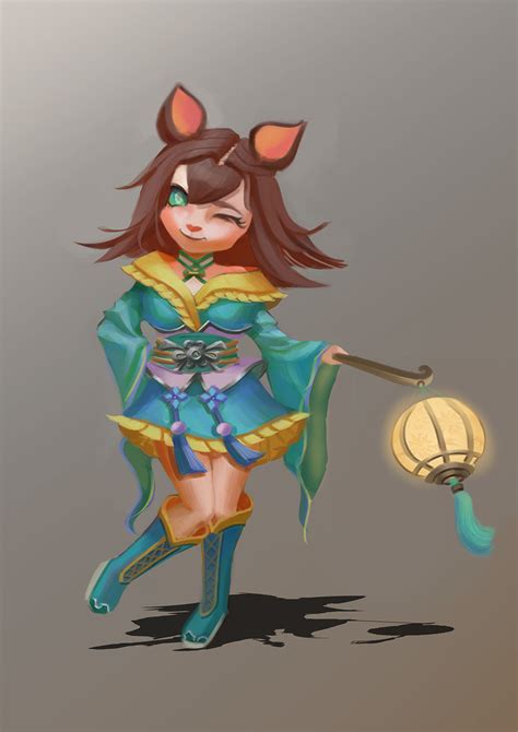 Artstation 松鼠 栗子