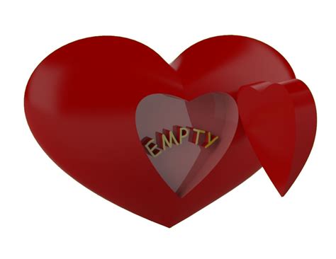 My Heart Is Empty 3d Model Cgtrader