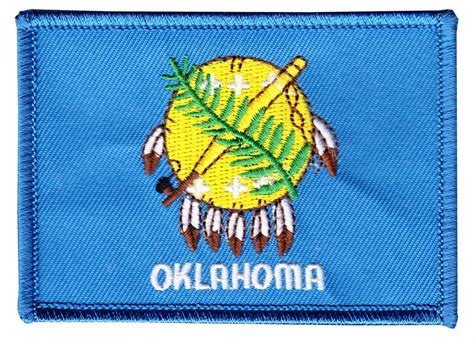 Buy Oklahoma Rectangular Patch Flagline