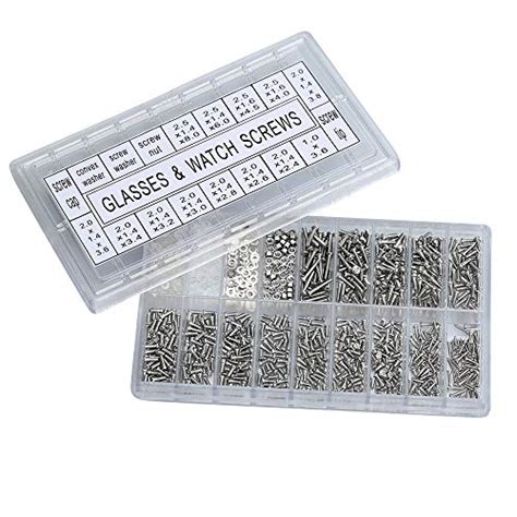 Kingsdun Eyeglasses Repair Kit With Eyeglass Sunglass Screws In