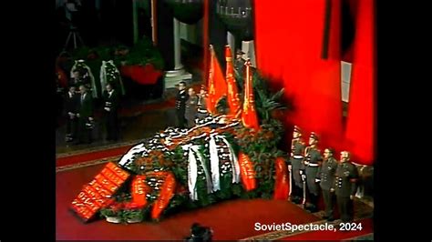 Похороны Л И Брежнева 1982 Funeral Of Leonid Brezhnev Youtube