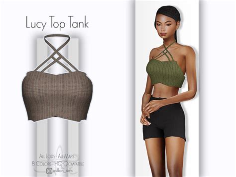 The Sims Resource Lucy Top Tank ACN 405