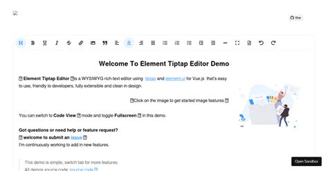 Element Tiptap Examples Codesandbox Element Tiptap Examples Codesandbox