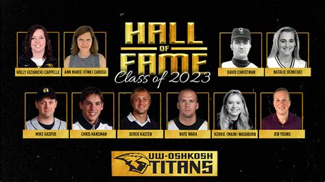 UW Oshkosh Announces Next Class Of Athletics Hall Of Fame Inductees