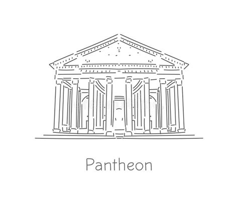 Pantheon Drawing