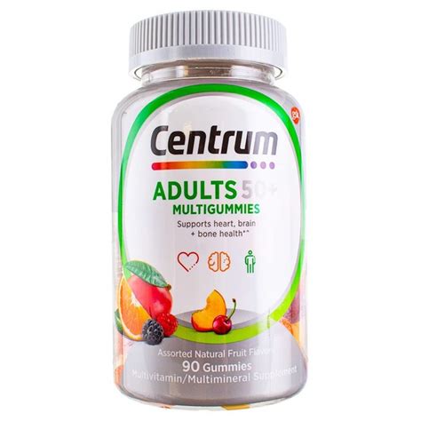 Centrum Multigummies Gummy Multivitamin For Adults 50 Plus