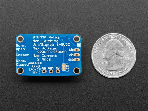 Overview Adafruit Stemma Non Latching Mini Relay Adafruit Learning System