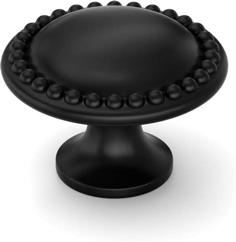 Homdiy 20 Pack Black Cabinet Knobs Solid Zinc Alloy Matte Black Cabinet Konbs Ktichen Cupboard