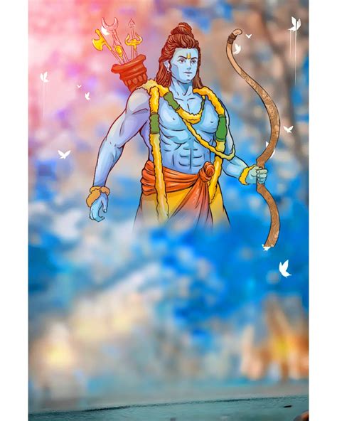100 Ram Navami Photo Editing Background