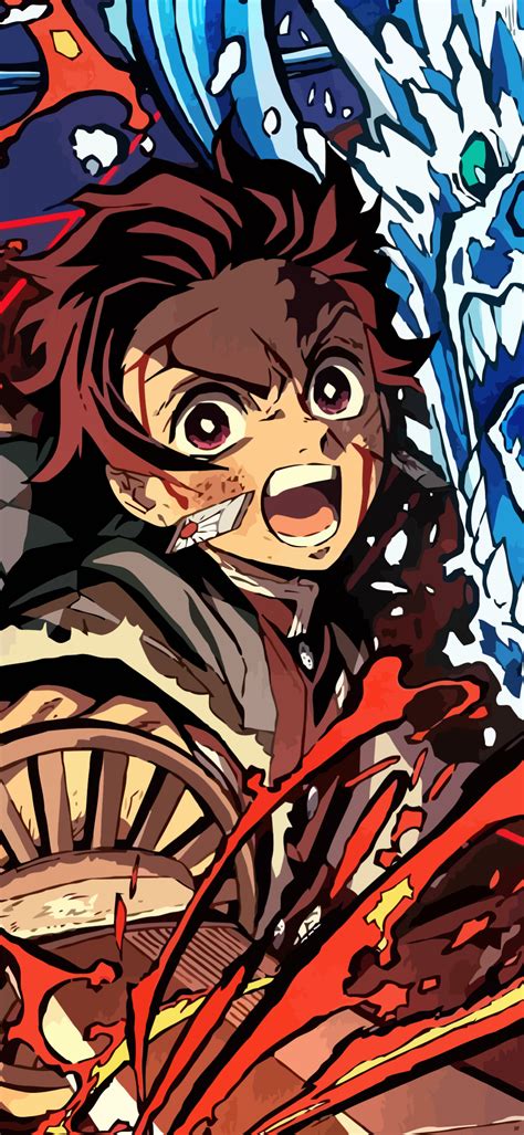 Anime Demon Slayer Kimetsu No Yaiba Hinokami Kagura Tanjiro Kamado