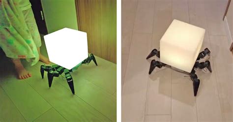 This Creepy Spider Night Light Robot Will Crawl Around Your House At Night