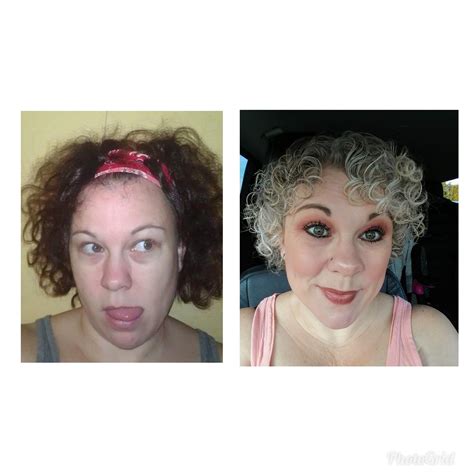 One Year Since I Stopped Coloring My Hair And Let The Grays Take Over