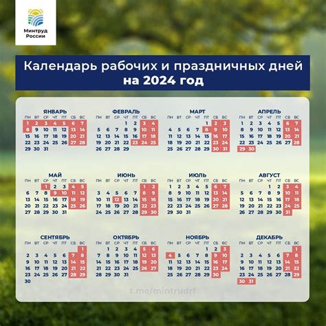 Минтруд представил календарь выходных дней на 2024 год Коммерсантъ