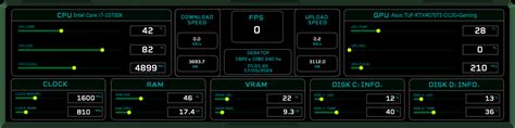 Aida64 Skin Mysterious Hud 480x1920 Aida Skins Aida Skins