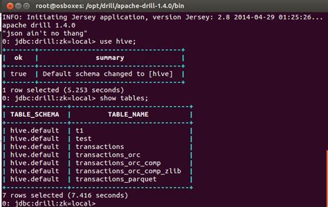 Big Data Technical Articles Using Hive With Apache Drill
