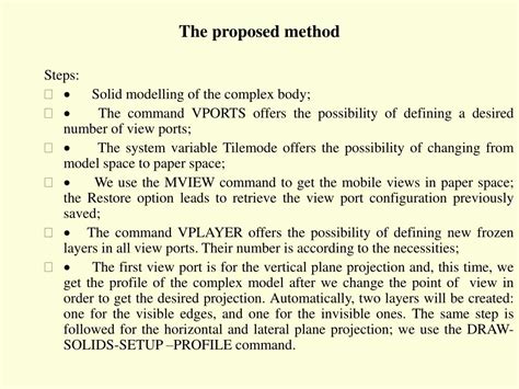 Ppt Using Autocad Features To Get The Orthogonal Projections Of A Solid Model Powerpoint