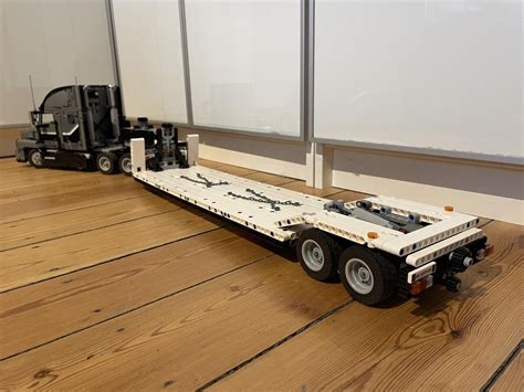 Lego Moc Gooseneck Semi Trailer For Mack Anthem 42078 Alternate By