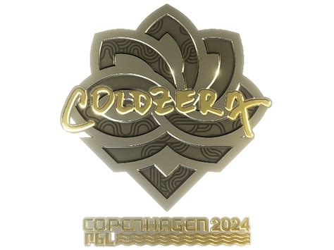 Sticker Coldzera Gold Copenhagen 2024
