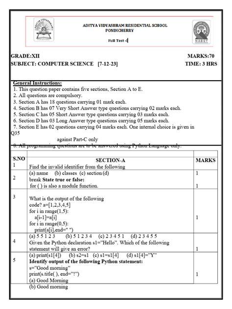 full test 1 pdf software development computer science