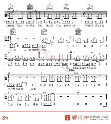 启程 范玮琪 吉他谱 嗨吉他