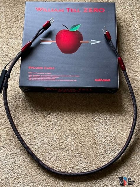 Audioquest William Tell Zero Speaker Cable 10ft Pair