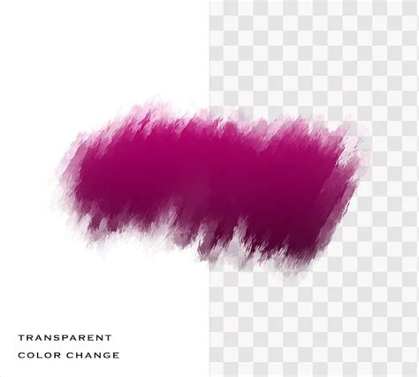 Manchas De Tinta Rosa Em Fundo Transparente PSD Premium