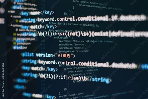 Software Developer Programming Code Abstract Computer Script Code