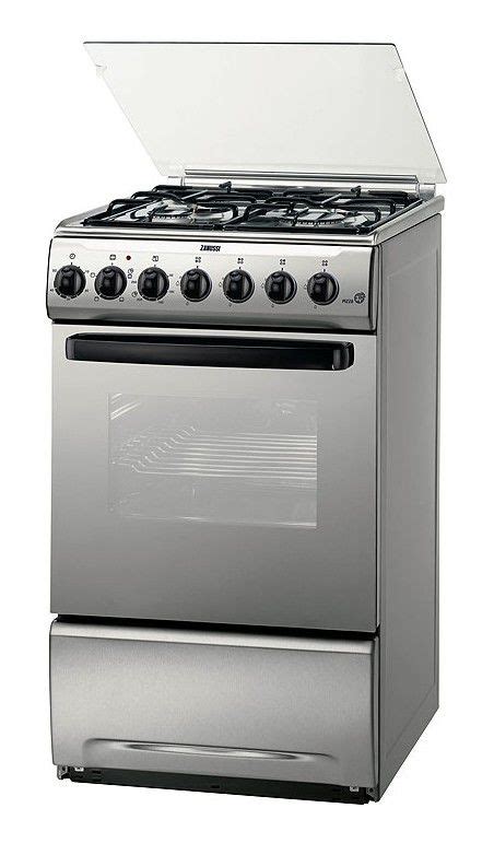 Газовая плита Zanussi ZCG 552NX духовка, серебристый - купить в ...