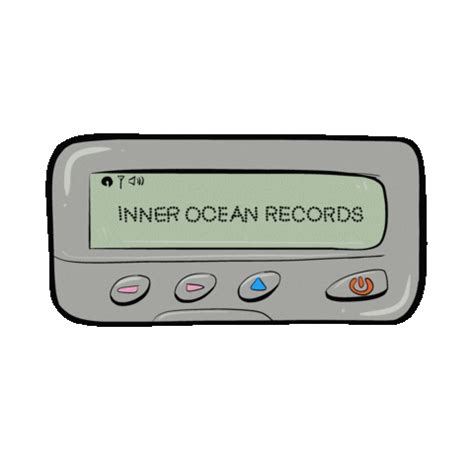 Text Pager Sticker By Inner Ocean Records For IOS Android GIPHY
