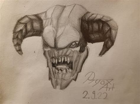 Doom 2016 Baron Of Hell Fanart By Me R Doom