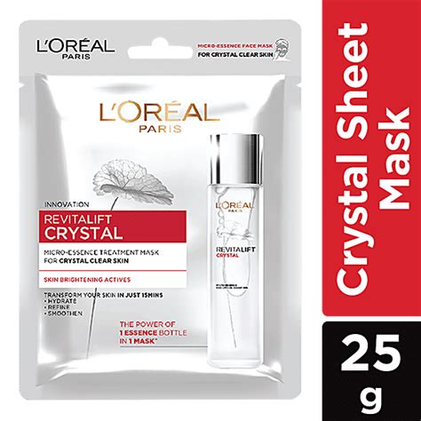 Buy L Oreal Paris Revitalift Crystal Micro Essence Sheet Mask Online At Best Price Of Rs
