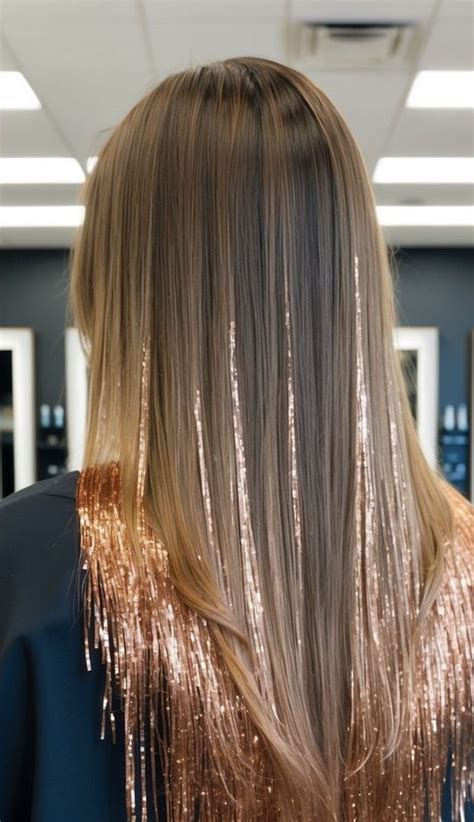 16 Hair Tinsel Ideas Sparkly Styles Thatll Make Your Hair Shine