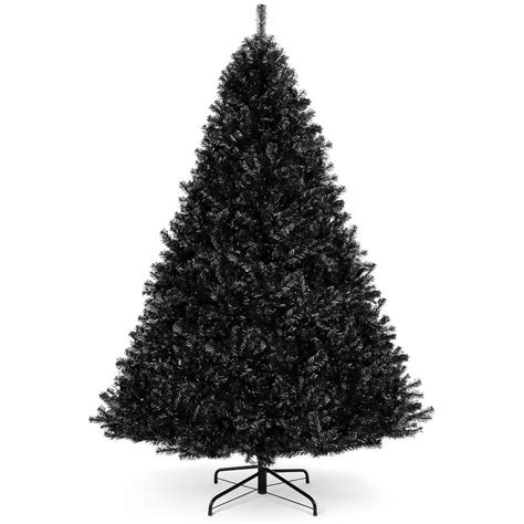 Best Choice Products 6 Ft Black Unlit Full Artificial Christmas Tree