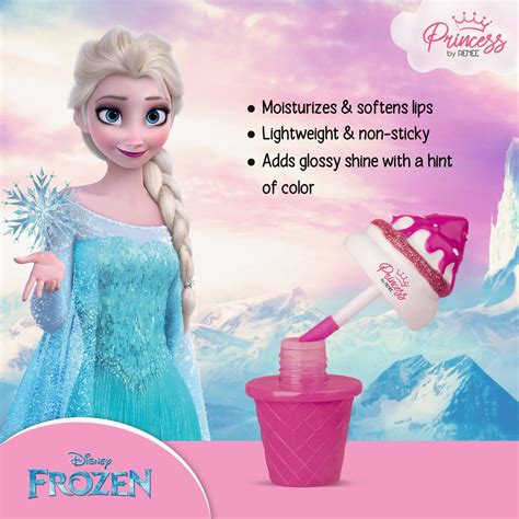 Buy Princess By Renee Frozen Elsa Ice Cream Lip Gloss Pink 8ml From