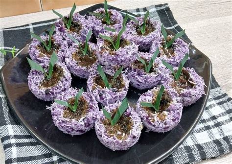 Resep Awug Awug Ubi Ungu Kue Sengkulun Ubi Ungu Oleh Her Lina Cookpad