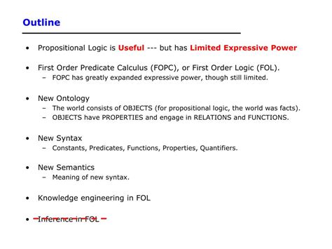 Ppt First Order Logic Semantics Powerpoint Presentation Free