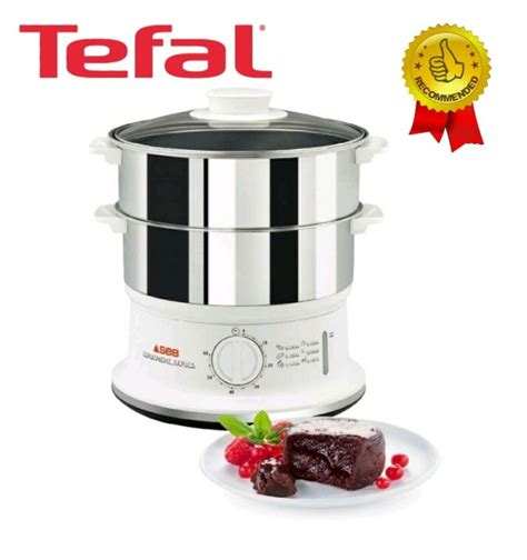 Tefal VC1451 Convenient Stainless Steel Food Steamer | Lazada