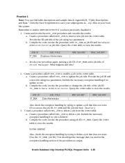 PL SQL Program Units Practice 1 Procedures For Adding Course Hero