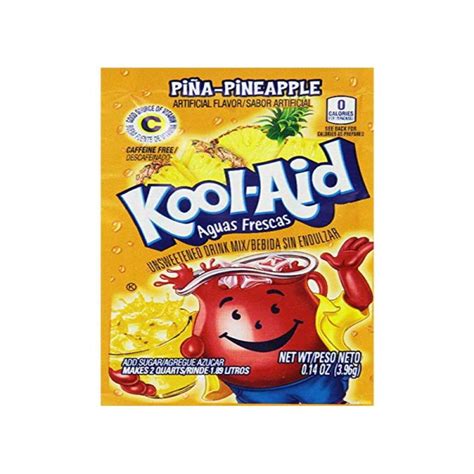 Kool Aid Sachette Pina Pineapple 3 96 G Candy Store