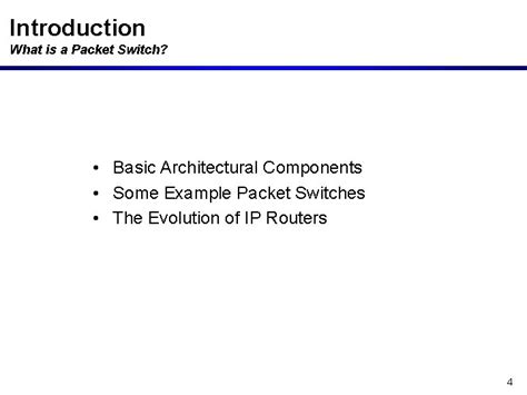 router architectures an overview of router architectures cisco