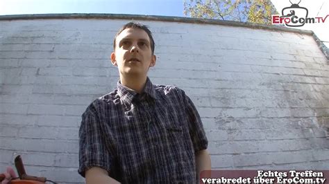 German Regular Girl Next Door Meet Stranger And Attempt First Time