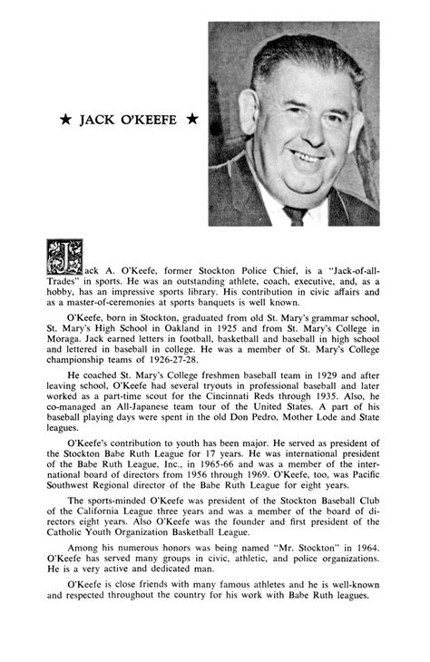 Jack Okeefe Stockton Athletic